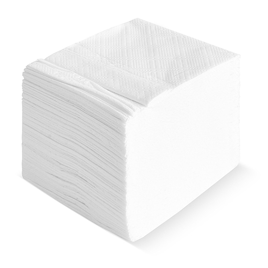 Hârtie igienică pliată tip Z, pentru dispenser, 10 x 10 cm | Evamar.ro
