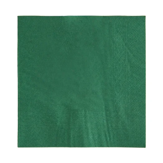 Șervețele hârtie, 33x33 cm, verzi, 250 bucăți/set | Evamar.ro