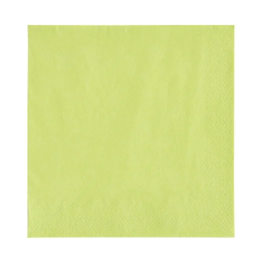 Șervețele hârtie, 33x33 cm, lime, 250 bucăți/set | Evamar.ro
