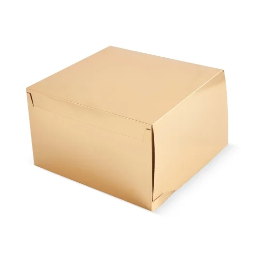 Cutii prăjituri aurii, din carton | Evamar.ro